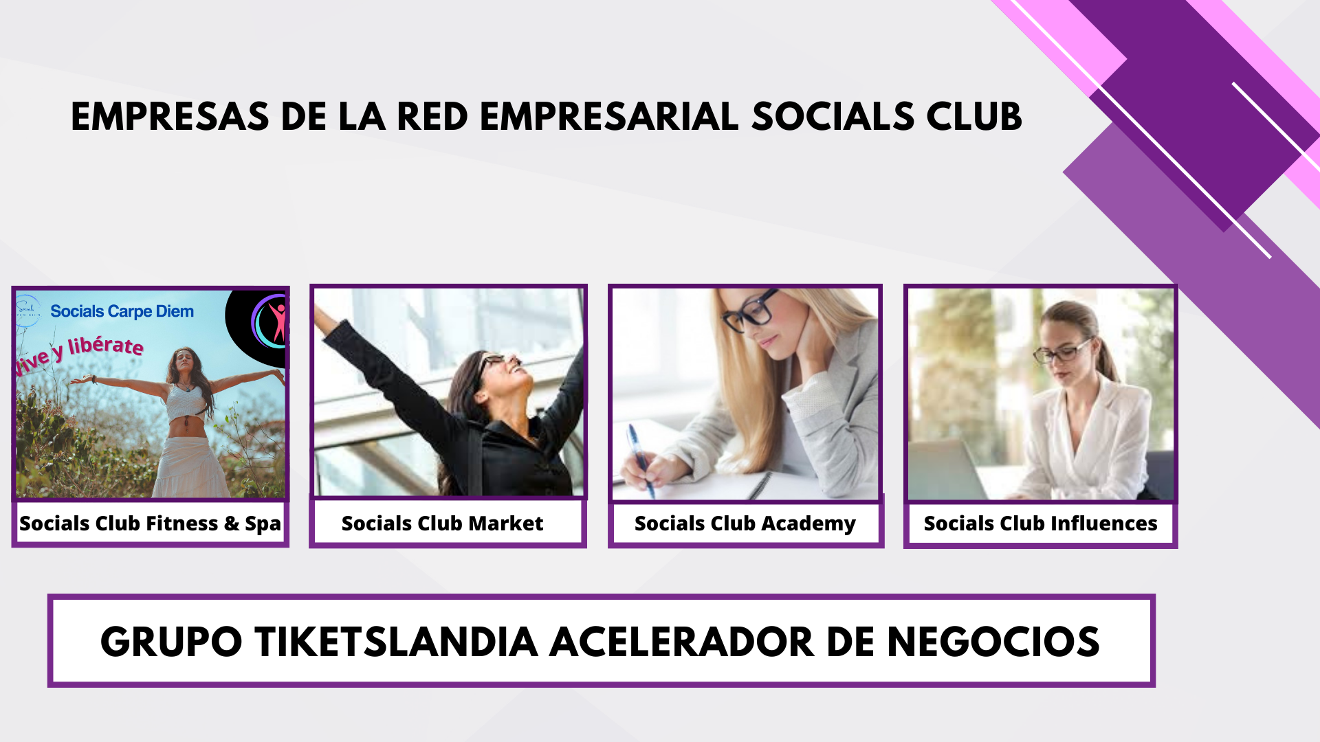 Cuatro reas O Departamentos De La Red Socials Club